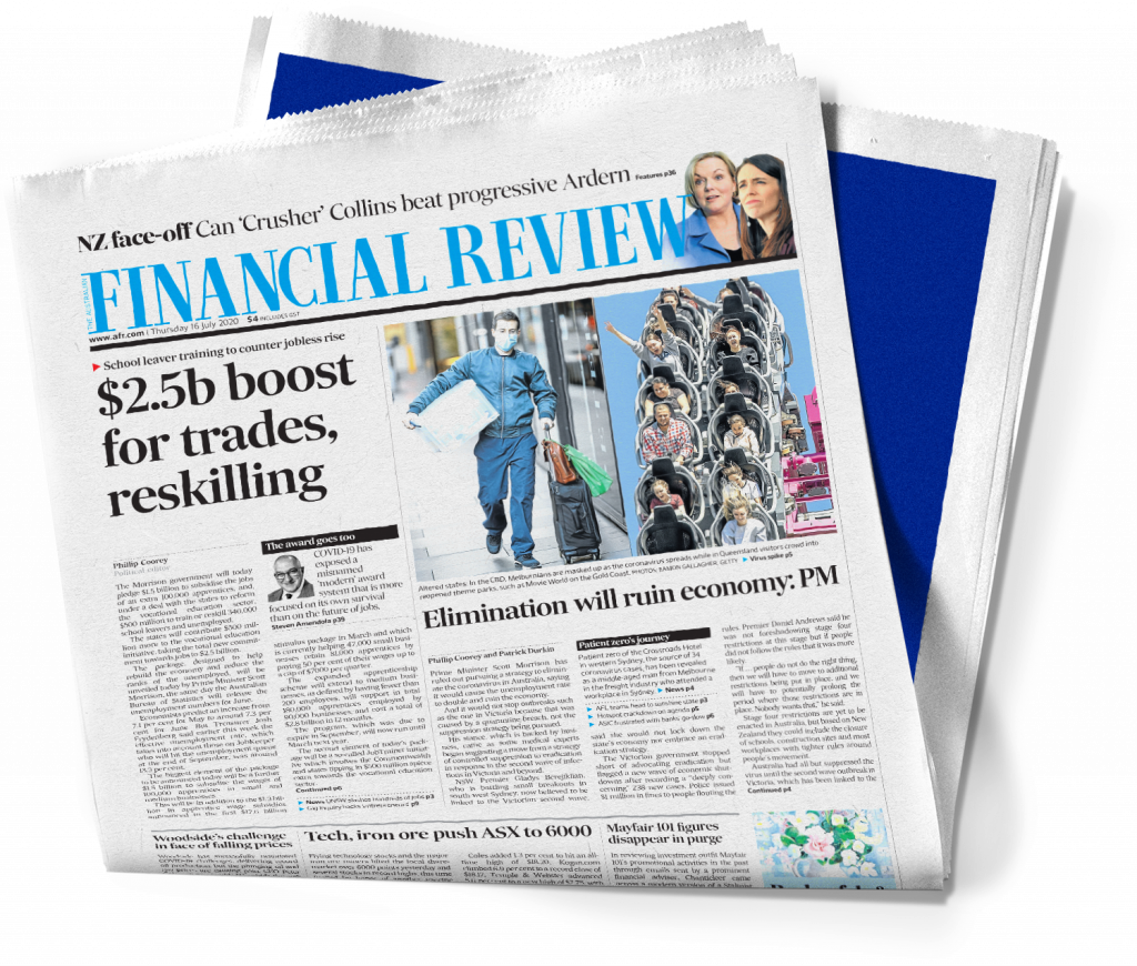Avari Capital Partners advertising success with The AFR – Nine Plus